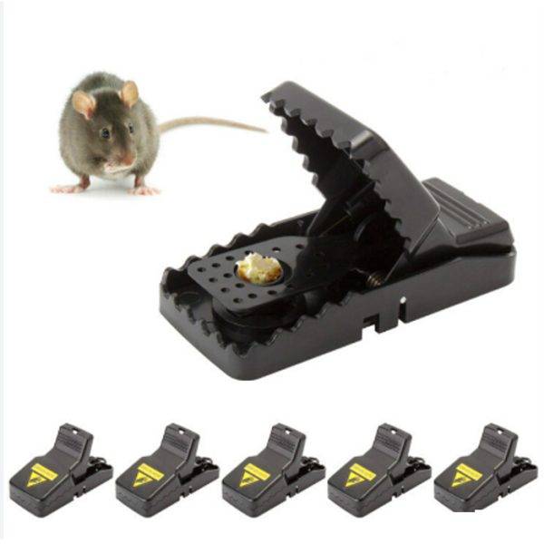 2 pcs Mechanical Mousetrap Reusable Rat Trap Pest Control Mouse ...